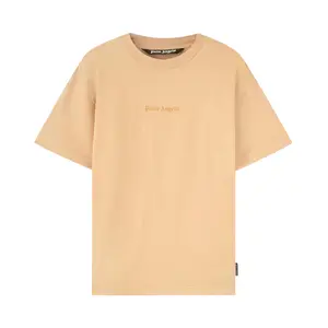 Palm Angels Gd Reverse Logo T-shirt 'beige - Tan