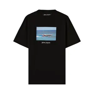 Palm Angels Getty Speedboat Tee /white - Black