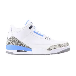 JORDAN 3 Retro Unc Player Exclusive Sneakers - Blue