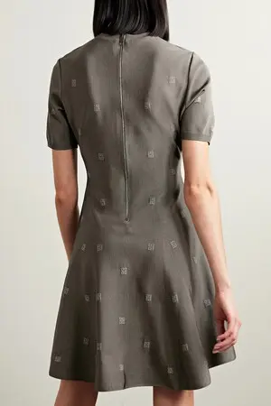 Givenchy 4g Stretch Jacquard-knit Mini Dress