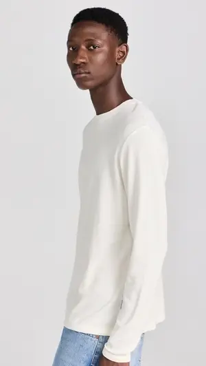 Nn07 Clive Waffle Knit Tee