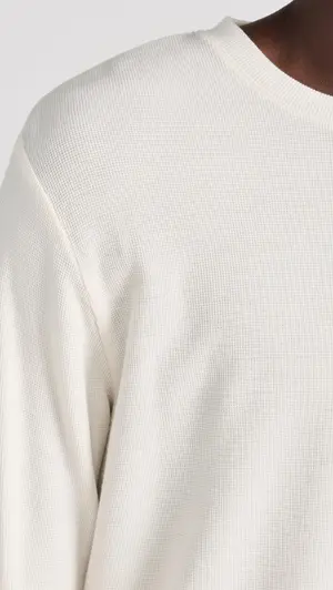 Nn07 Clive Waffle Knit Tee