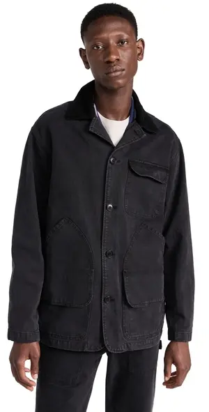 ALEX MILL Frontier Jacket - Washed Black
