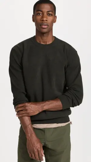 Nn07 Danny Lightweight Sweater - Dark Army