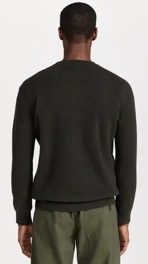 Nn07 Danny Lightweight Sweater - Dark Army