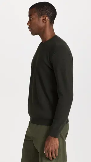 Nn07 Danny Lightweight Sweater - Dark Army