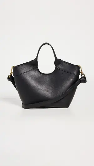 Madewell The Mini Sydney Cutout Tote In Leather