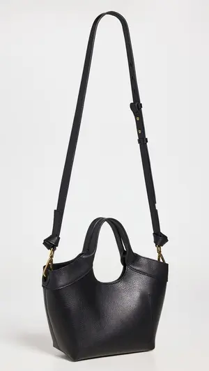 Madewell The Mini Sydney Cutout Tote In Leather