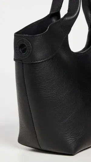 Madewell The Mini Sydney Cutout Tote In Leather