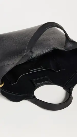 Madewell The Mini Sydney Cutout Tote In Leather