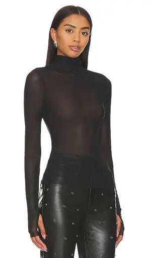 AFRM Zadie Turtleneck Top - Noir