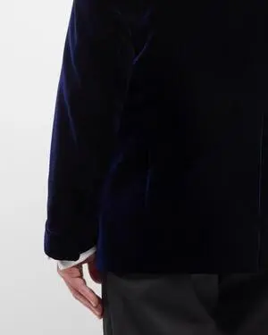 TOM FORD Apos;s Wool-silk Velvet Cocktail Jacket - Blue