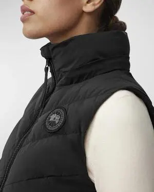 Canada Goose Clair Hooded Puffer Vest - Black