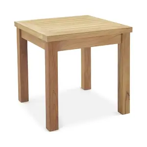 MODWAY Marina Outdoor Patio Teak Side Table - Natural