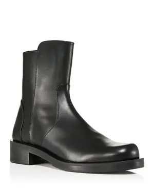Women's Leather Zip Up Boots