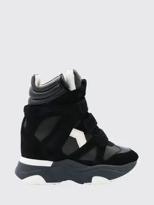 Isabel Marant Étoile Balskee High-top Leather Wedge Trainers With Velcro