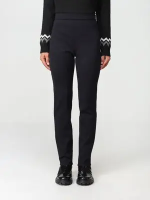 Max Mara Pants In Stretch Jersey Black
