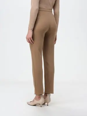 Max Mara Pants In Stretch Jersey - Camel