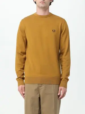 Fred Perry Crew Neck Sweater - Brown