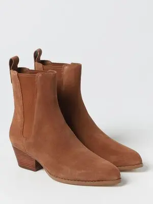 Michael Kors Kinlee Suede Ankle Boots - Leather