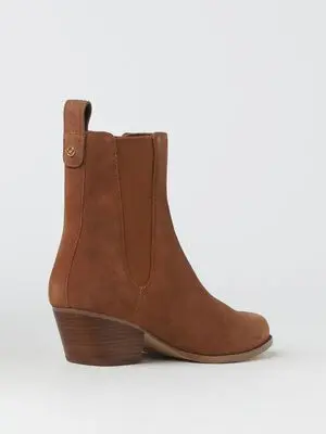 Michael Kors Kinlee Suede Ankle Boots - Leather