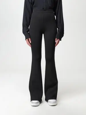 Stella McCartney Ribbed Flare Trousers - Black