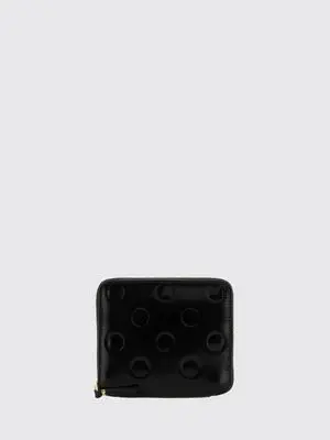 Comme Des Garçons Continental Zip-around Leather Wallet By - Black