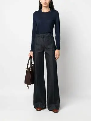 Michael Kors Button-fastening Knit Jumper - Blue