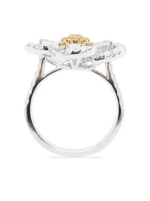 HYT JEWELRY 18k Gold, Platinum And Diamond Ring