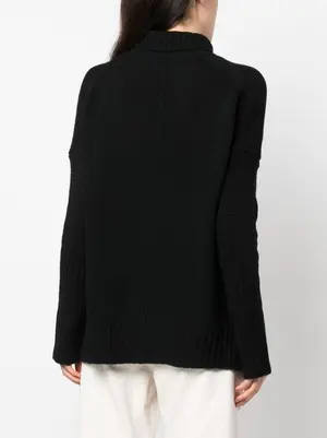 Zadig&Voltaire Intarsia-knit Merino Wool Jumper - Black