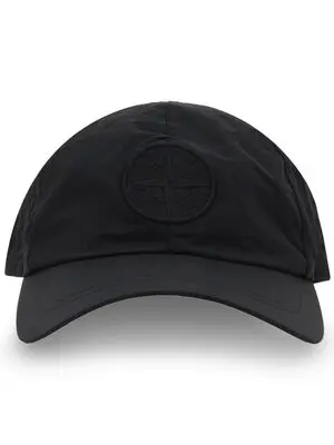 Stone Island Compass-patch Baseball Cap - Black