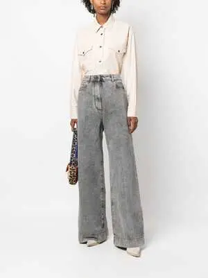 MARANT ETOILE Berny Shirt - Neutrals
