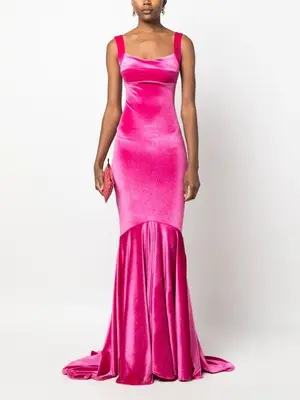 ATU BODY COUTURE Pleated Maxi Dress