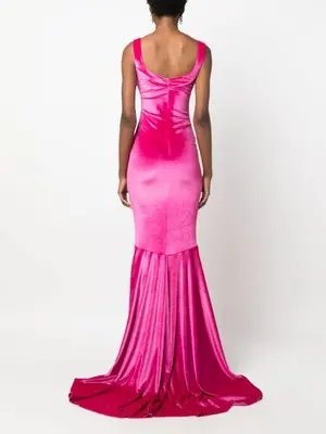 ATU BODY COUTURE Pleated Maxi Dress