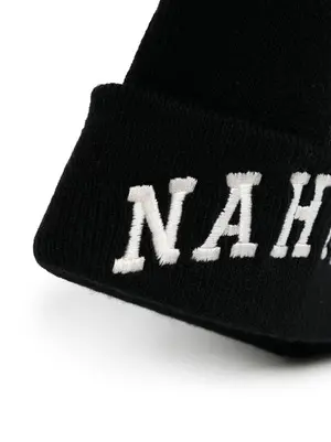 NAHMIAS Logo-embroidered Wool-cashmere Blend Beanie