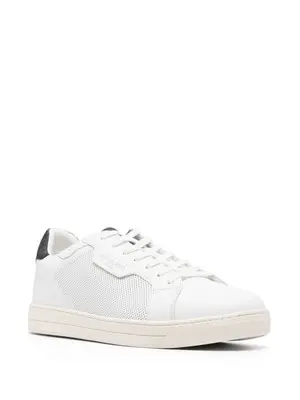 Michael Kors Keating Perforated-panel Sneakers - White