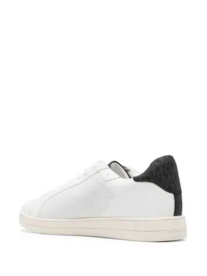 Michael Kors Keating Perforated-panel Sneakers - White