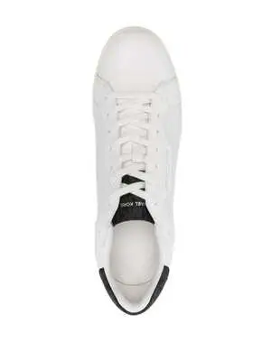 Michael Kors Keating Perforated-panel Sneakers - White