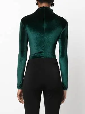 ATU BODY COUTURE Velvet Bodysuit - Green