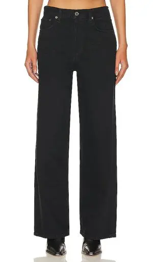 Agolde Black Wash Jeans For Women