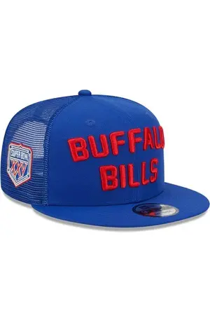 New Era Buffalo Bills Stacked Trucker 9fifty Snapback Hat