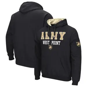 COLOSSEUM Army Knights Sunrise Pullover Hoodie - Black