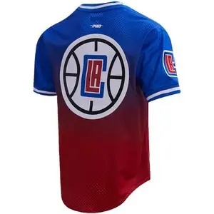 PRO STANDARD Post Kawhi Leonard /red La Clippers Ombre Name & Number T-shirt