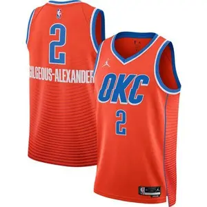JORDAN BRAND Shai Gilgeous-alexander Oklahoma City Thunder Swingman Statement Edition Jersey
