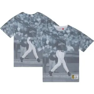 Mitchell & Ness Ken Griffey Jr. Seattle Mariners Cooperstown Collection Highlight Sublimated Player Graphic T-shirt - White