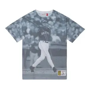 Mitchell & Ness Ken Griffey Jr. Seattle Mariners Cooperstown Collection Highlight Sublimated Player Graphic T-shirt