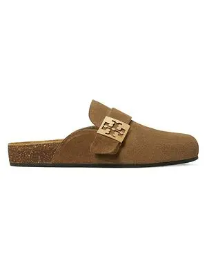 Tory Burch Women's Mellow Suede Mules - Tan  - Tan