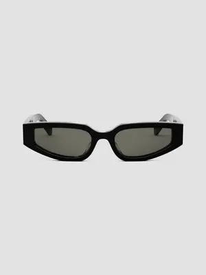 Celine Triomphe 54mm Geometric Sunglasses - Black