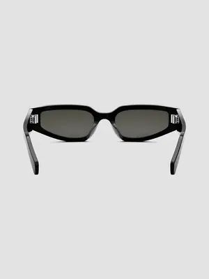 Celine Triomphe 54mm Geometric Sunglasses - Black