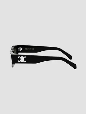 Celine Triomphe 54mm Geometric Sunglasses - Black